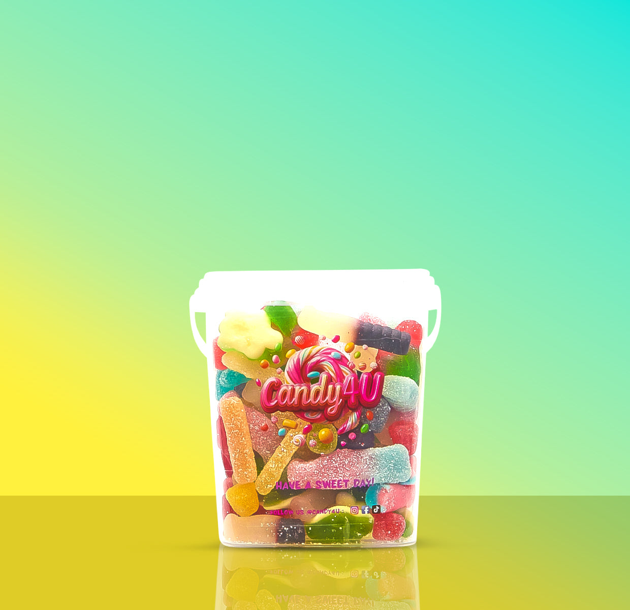 Fizzy & Gummy Mix Small Bucket 600g – Candy4u