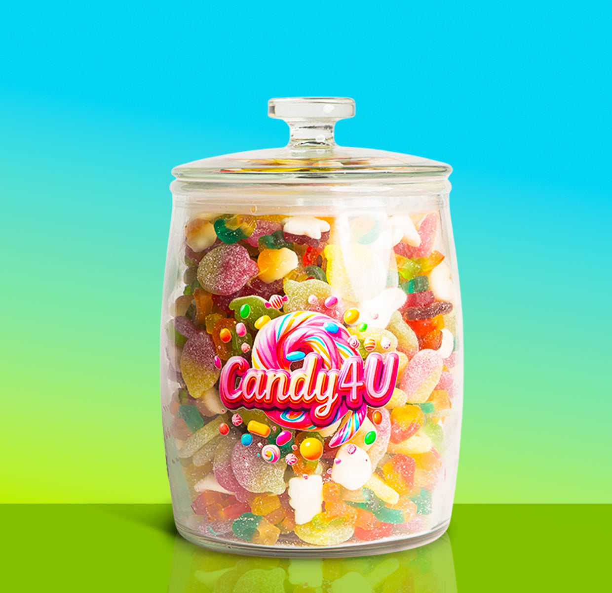 Glass Jar Sweet and Sour Mix 3.5kg – Candy4u